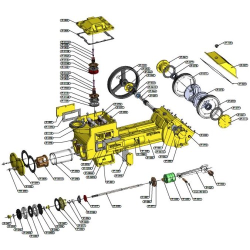 IP 175 Gland packing pro set (5 pieces) 036