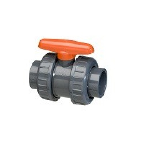 Pvc ball valve Type: Dil 50X50 DN40 6.15.050